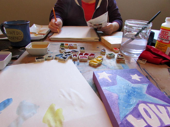 Art Day Begins - Jamie Ridler Studios