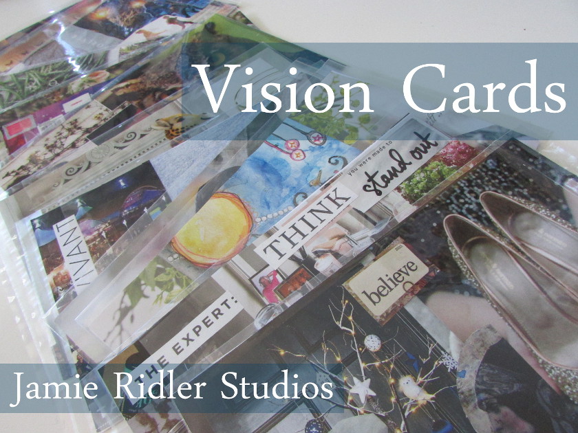Vision Cards: Collaging Your New Year's Dreams - Jamie Ridler Studios