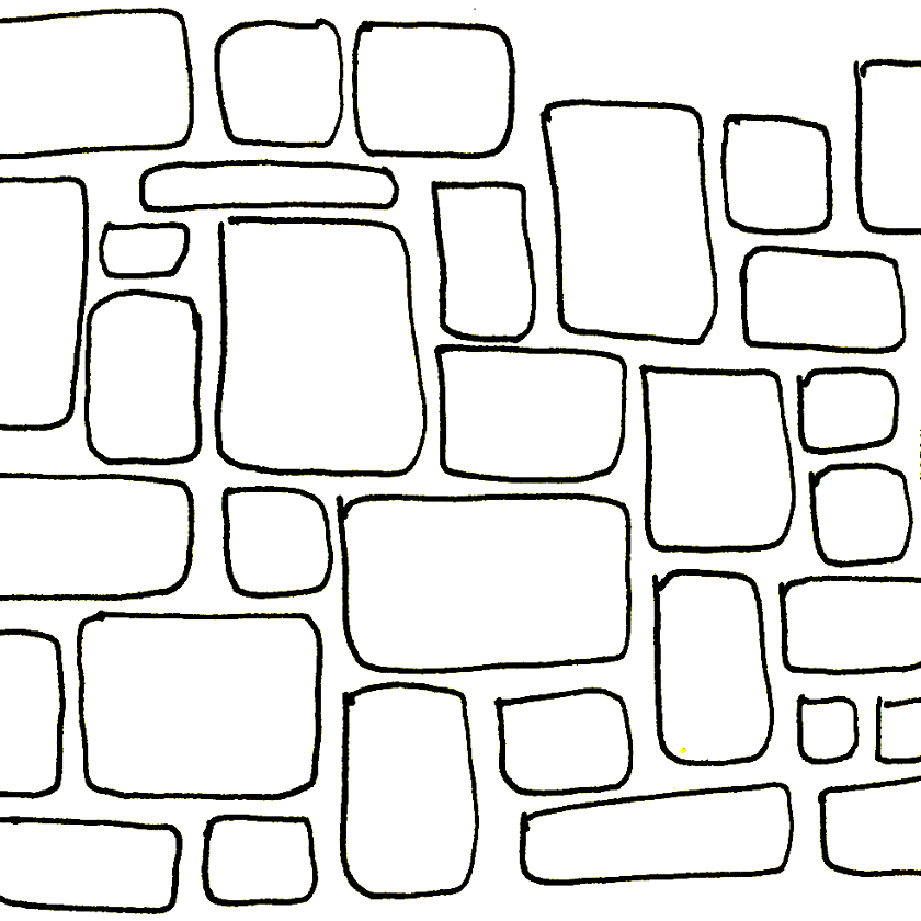 Pavers Drawing - Jamie Ridler Studios