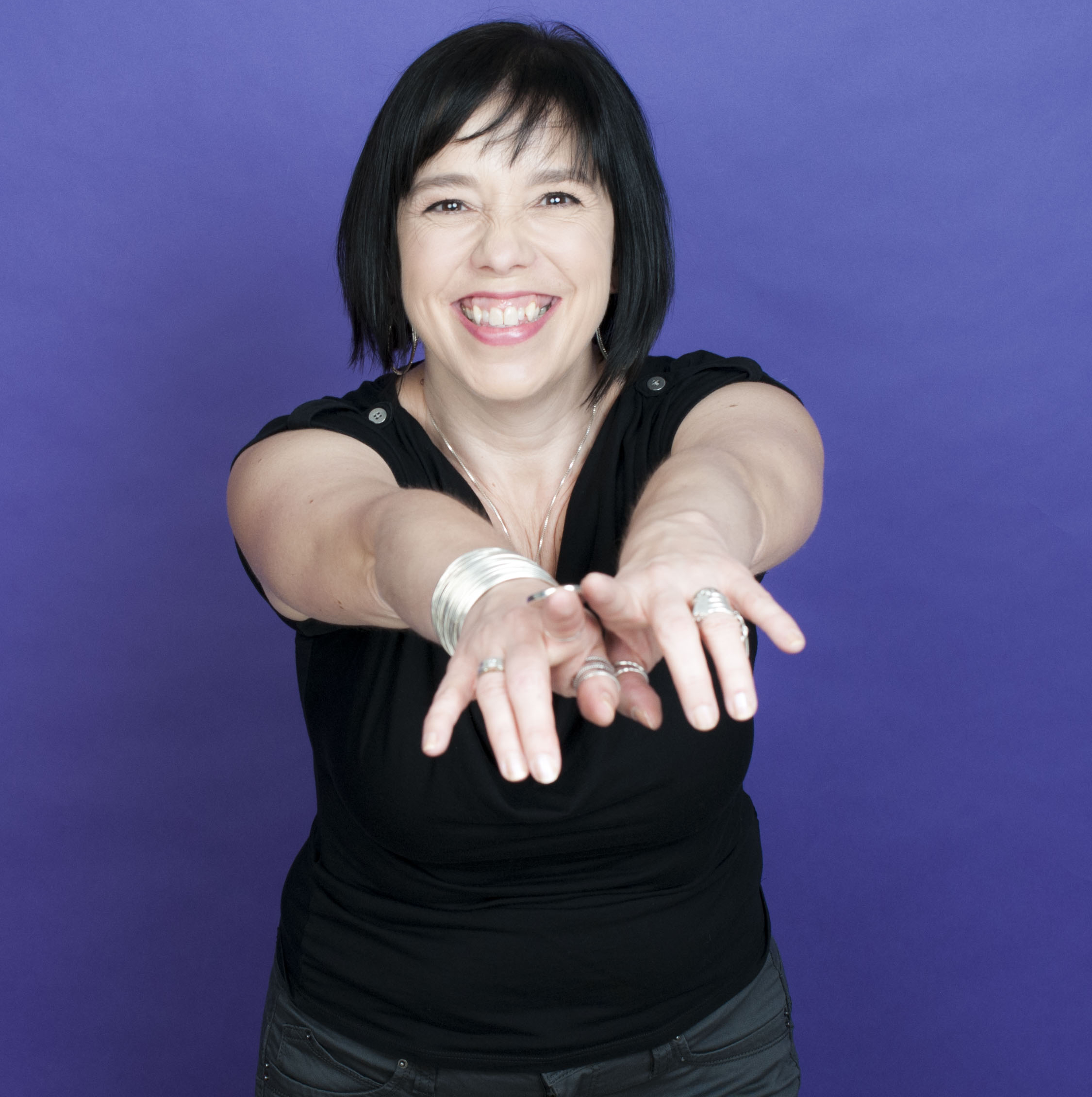 Jamie on Purple 3 square - Jamie Ridler Studios